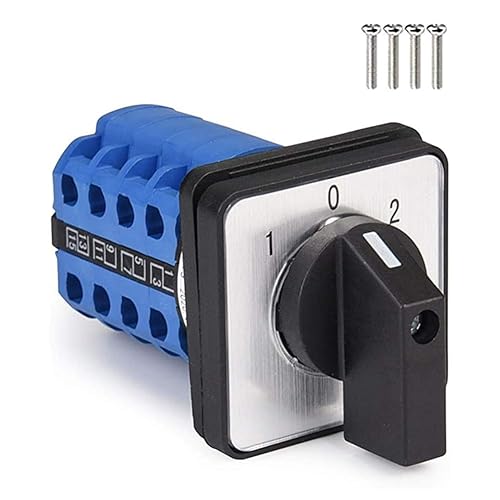 Szliyands Universal Rotary Changeover Switch LW26-20 550V 20A 3 ...