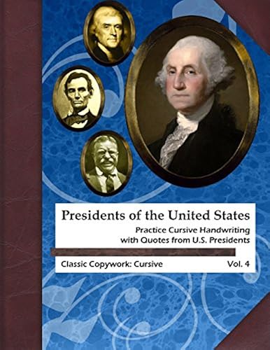 Presidents of the United States: Practice Cursive Handwriting with ...
