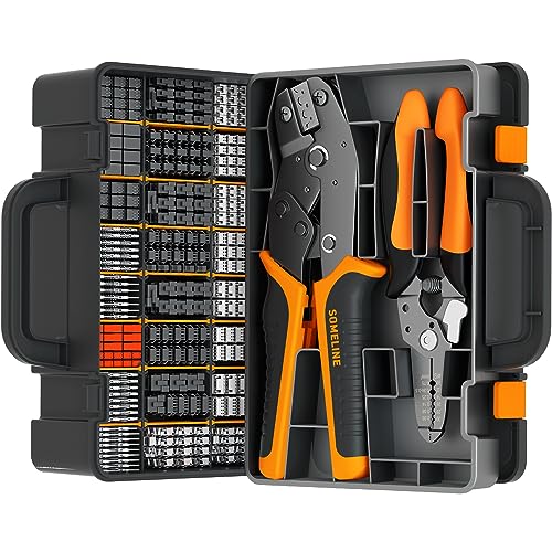 SOMELINE Crimp Tool Connector Kit, JST-XH/SM/SYP 2.5mm and Dupont 2 ...