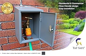 Tap Safe - lockable protective security lock box cover for outside ...