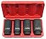 Sunex International 2839 7 pc. Deep Spindle Axle Nut Socket Set ...