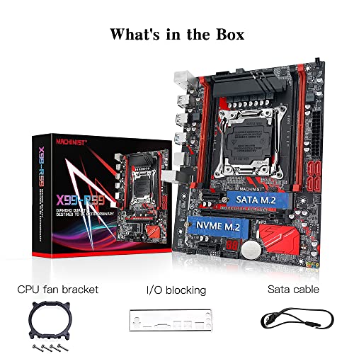 Machinist X99 Lga 2011 V3 Motherboard Micro Atx Intel 5th 6th Gen Pc