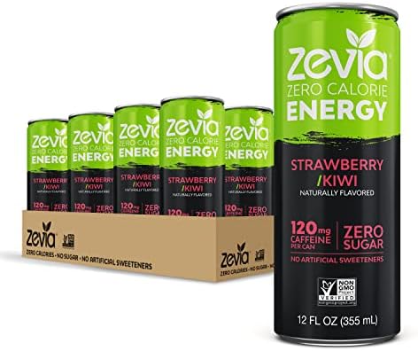Zevia Zero Calorie Energy Drink, Strawberry Kiwi, 12 Ounce Cans (Pack of 12) price in UAE ...