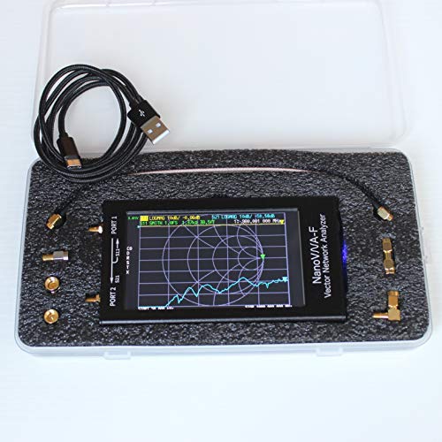 NanoVNA-F Vector Network Analyzer SWR Meter Smith【Upgraded】 Hardware V3 ...