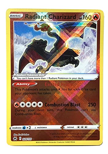 Pokemon - Radiant Charizard 020/159 - Crown Zenith - Ultra Rare Card ...