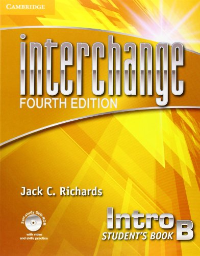 Amazon.com: Interchange Intro Student's Book B with Self-study DVD-ROM ...