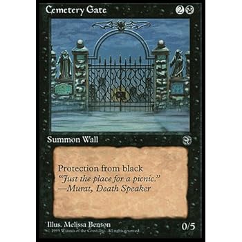 Amazon.com: Magic: the Gathering - Cemetery Gate (1) - Homelands: Toys ...