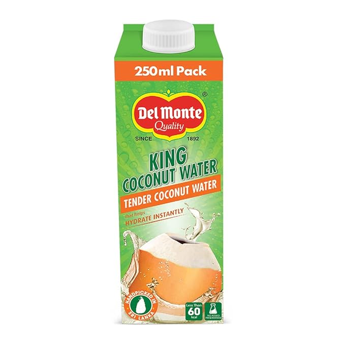 Del Monte King Coconut Water Tetra Pack 250ml Rs 45 At Amazon - Delsheaven