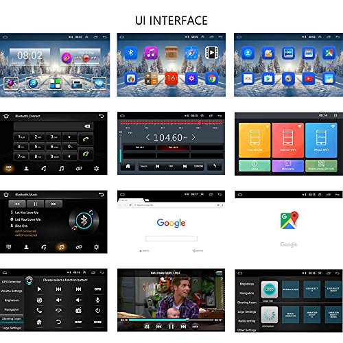 Hikity 10.1 Inch Android Car Stereo with GPS Double Din Car Radio ...