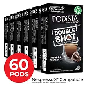 Nespresso Compatible Double Shot Coffee Pod Intensity 16/10 Australian ...