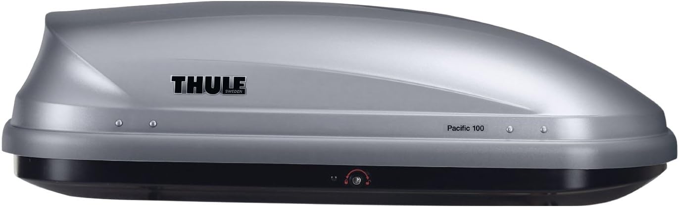 Amazon.fr : Thule Pacific 100 Coffre de Toit Gris métallisé Aeroskin