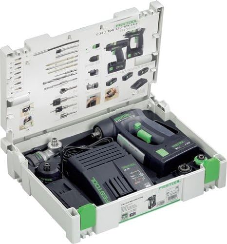 Festool PC1224S Cordless drill C12 2.4 Ah Set - Power Pistol Grip ...