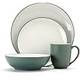 Amazon.com | Noritake Colorwave Green 16-Piece Dinnerware Set, Service ...