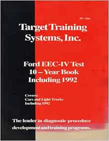 Ford Eec-iv Test 10 - Year Book Including 1992 - Covers Cars & Light ...