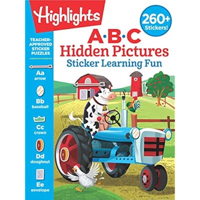 ABC Hidden Pictures Sticker Learning Fun Highlights Australia | Ubuy