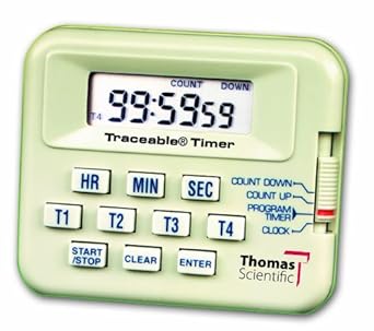 Amazon.com: Thomas 5040 Traceable 100 Hour Timer, 2-3/8" Width x 2.75" Height x 5/8" Thick ...