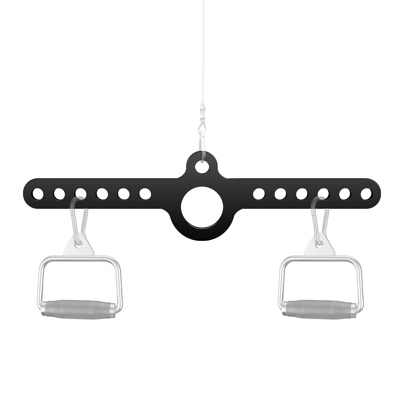 RIMLUFE Spreader Bar Double to Single D Handle LAT Pull Down T Bar ...