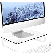 Amazon.com: 2 Pack Computer Monitor Riser with Height Adjustable Multi ...