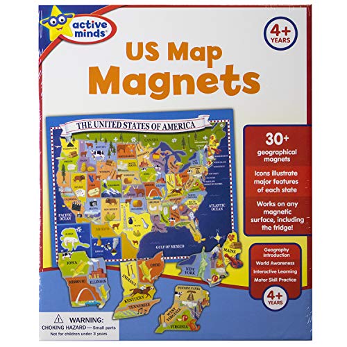 Active Minds - US Map Magnets Map – May 25, 2018 Nepal | Ubuy