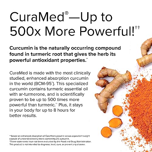 Terry Naturally CuraMed 375 mg Curcumin Complex - 60 Softgels ...