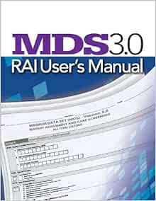 MDS 3.0 RAI User's Manual, Version 3.7: HCPro: 9781615692675: Amazon.com: Books