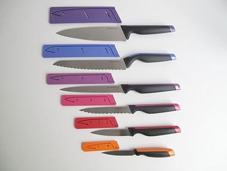 Tupperware Universal-Serie 6 tlg. Messer-Set: Amazon.de: Küche & Haushalt