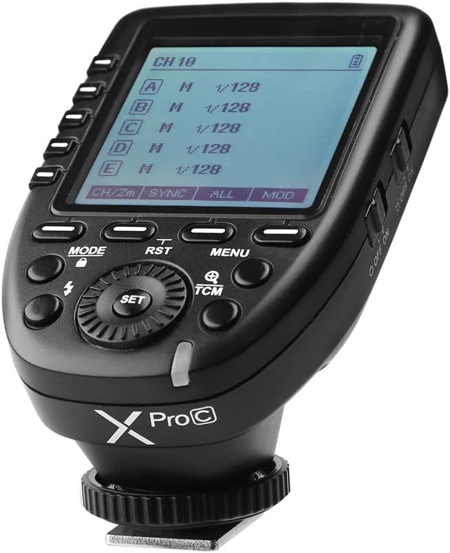 Godox XPro-C Flash Trigger Transmitter with E-TTL II 2.4G Wireless X ...