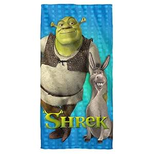 Amazon.com: Trevco Shrek Pals Towel (30x60): Home & Kitchen
