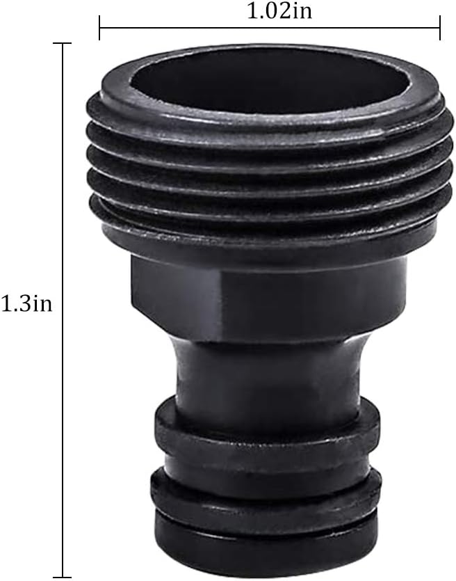 FHYT 20pcs Male Threaded Adaptor, Hose Pipe adaptor, Male Threaded Hose ...
