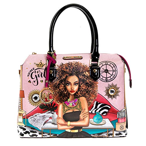 Nicole Lee bags. Nicole Lee Women's Top Handle Tote Bag with Expandable ...