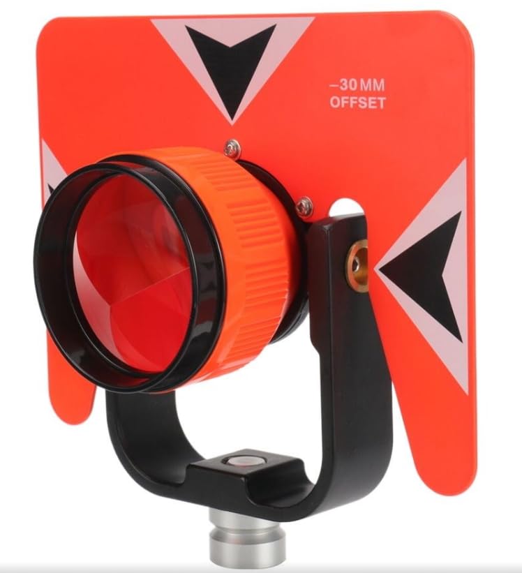 Surveying Prism, All-Metal Single Tilt Prism With Case for Land ...