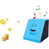 Amazon.com: WeFoonLo Novelty Coin Money Eating Musical Face Bank ...