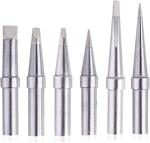 Solder Tips 6pcs for Weller ET Soldering Iron, Tips for WES51/50,WESD51 ...
