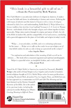 Why Faith Matters: David J. Wolpe: 9780061633355: Amazon.com: Books
