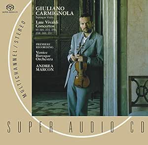 Venice Baroque Orchestra, Andrea Marcon Giuliano Carmignola - Vivaldi: Violin Concertos - Amazon ...
