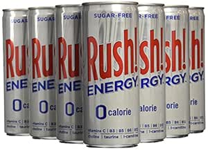 Amazon.com : Rush! Energy Drink, 0 Calories, 8.4-Ounce Cans (Pack of 24 ...
