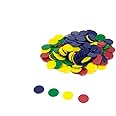 Amazon.com: hand2mind Plastic Solid Bingo Chips, Chips for Games ...