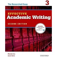 Effective Academic Writing 2e Student Book 2: Savage, Alice, Mayer ...