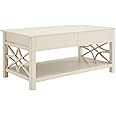 Amazon.com: Linon Coffee Table, Antique White : Home & Kitchen