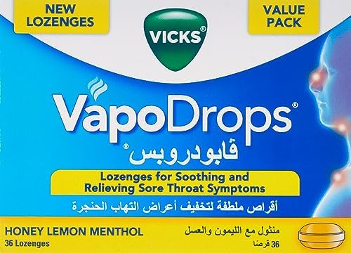 سعر Vicks Vapo Drops Cough Nose Throat Honey Lemon Menthol 36 Lozenges فى السعودية | بواسطة ...