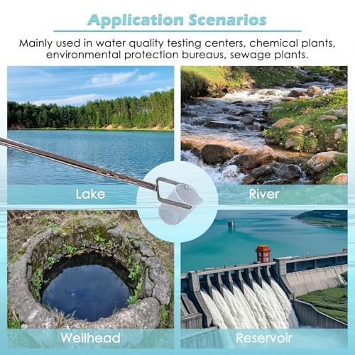 Telescopic Water Sampler Dipper Stainless Steel Rod, River Water ...