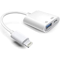 Amazon.com: Lightning to USB Camera Adapter with Charging Port, Apple ...
