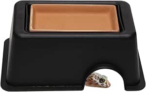 Amazon.com : Reptile Hide Box Humidifier Caves Water Supply Hideout ...