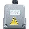 2 Pack AC 380V 15A Closed SPDT Foot Switch 3 Terminals Electric Pedal ...
