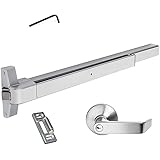 Jackson 311295CC4628 1295 Push Pad Rim Panic Exit Device - Cylinder ...