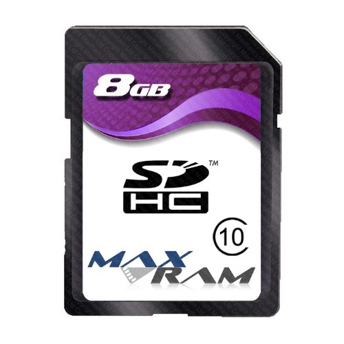 8GB Class 10 MaxRam SD SDHC Memory Card for Canon EOS 1100D, Canon ...