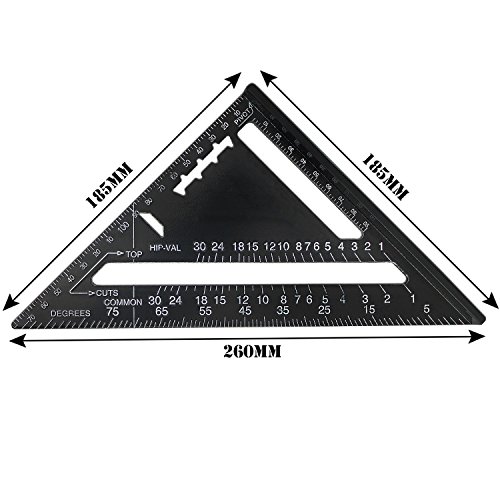 Купить Imperial Metric by STARRICH Aluminum Alloy Triangle Ruler ...