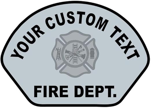 911 Market Custom Reflective Firefighter Helmet Decal Fire Department ...