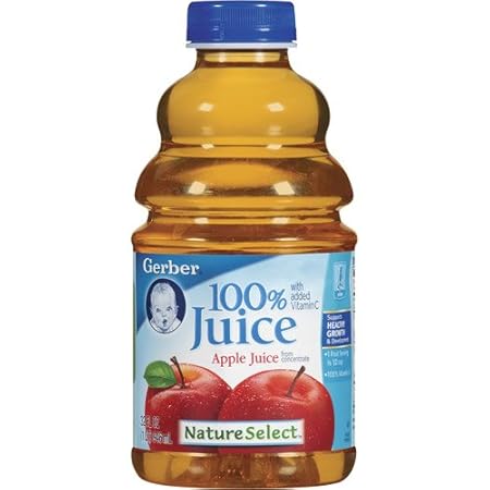 Amazon.com : Gerber Nature Select Baby 100% Fruit Juice 32 Fl Oz (Pack ...