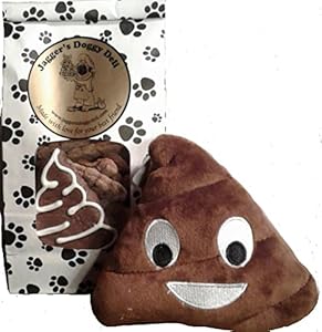 Amazon.com : Peanut Butter Poop Cookies with Plush Poop Dog Toy : Pet ...